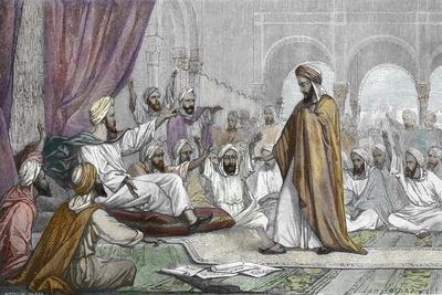 'Averroes Banished by Moroccan Caliph Al-Mansur for Heresy, 1195 ...
