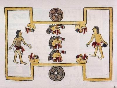 'Aztec Ball Game' Giclee Print | Art.com