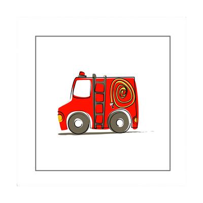'Ba Fire Truck' Giclee Print | Art.com