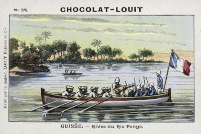 'Banks of the River Pongo, Guinea' Giclee Print | Art.com