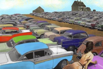 'Christina’s Parking Space' Art Print - Barry Kite | Art.com