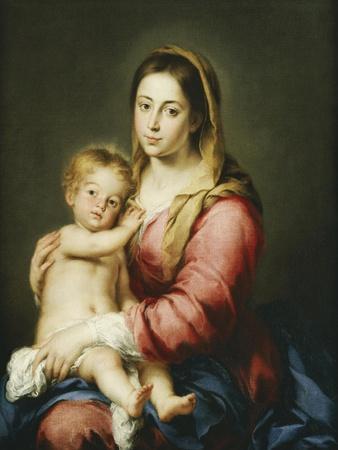 Virgin and Child Giclee Print - Bartolome Esteban Murillo | Art.com