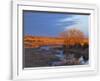 Bathed in Sunset Light the Calamus River in Loup County, Nebraska, USA ...