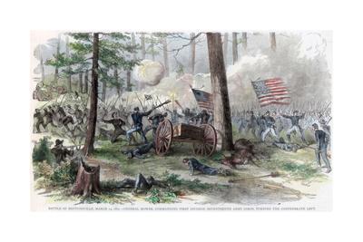 'Battle of Bentonville, North Carolina, American Civil War, March 1865 ...