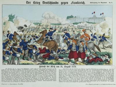 'Battle of Metz, September-October 1870, Franco-Prussian War, France ...