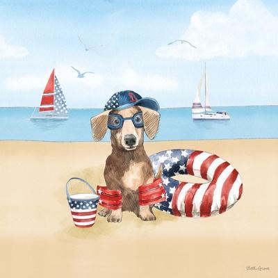 'Summer Paws Patriotic III' Art Print - Beth Grove | Art.com