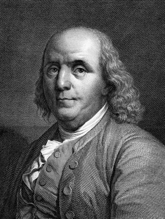 'Engraved Portrait of Benjamin Franklin' Photographic Print - Bettmann ...