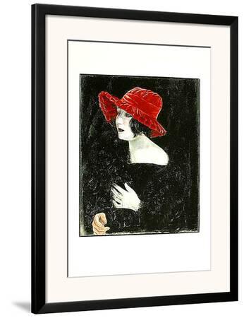'Bildnis Frau Martha Dix, c.1923' Framed Art Print - Otto Dix | Art.com