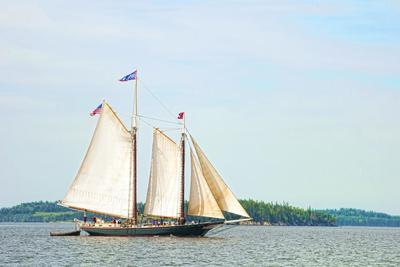 'Windjammer Schooner called the Stephen Taber, Rockland, Maine, USA ...
