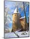 'Castell Coch in Snow, Tongwynlais, Cardiff, South Wales, Wales, United ...
