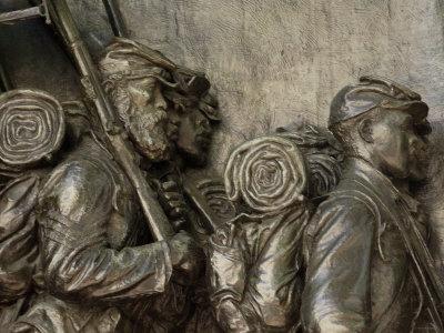'Black Soldiers of the 54th Massachusetts Regiment, Memorial in Boston ...