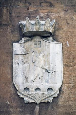 'Blacksmith's Anvil, Coat of Arms of Town of Fabriano, Marche, Italy ...