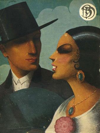 'Blanco y Negro, Magazine Cover, Spain, 1920' Giclee Print | Art.com