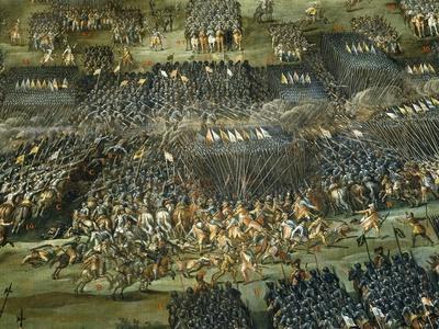 Bloody Clash Between Two Armies Giclee Print | Art.com