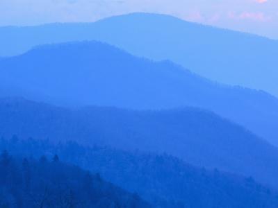 'Blue Rolling Ridges' Photographic Print | Art.com