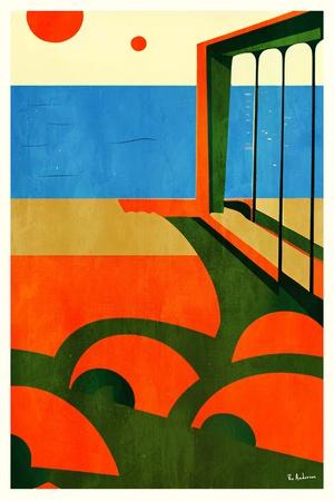 'Amalfi, Italy (1964)' Giclee Print - Bo Anderson | Art.com