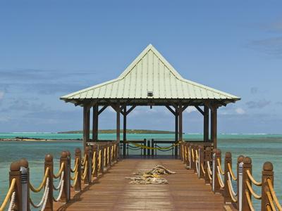 'Boat Pier in Mahebourg, Mauritius, Indian Ocean, Africa' Photographic ...