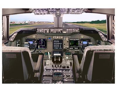 'Boeing 747 Flight Deck' Premium Giclee Print | Art.com