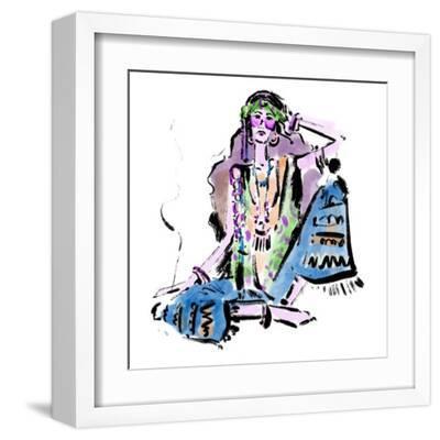 Boho Girl Drawing