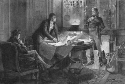 'Bonaparte Discussing the Louisiana Purchase with Talleyrand and ...