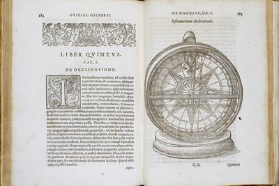 Book Illustration of a 16th Century Compass Needle Giclee Print | Art.com