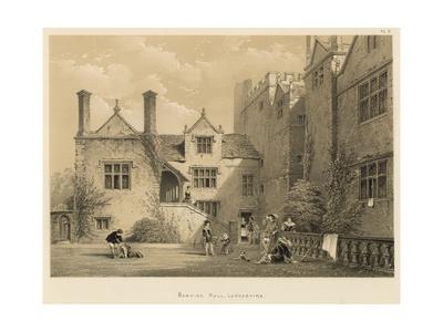 'Borwick Hall, Lancashire' Giclee Print - Joseph Nash | Art.com