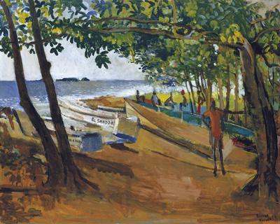 'J'Anse Mitan' Giclee Print - Boscoe Holder | Art.com