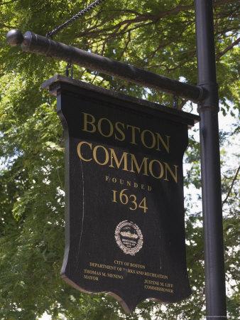 'Boston Common, Boston, Massachusetts, USA' Photographic Print - Amanda ...