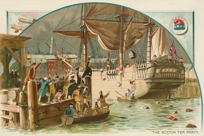 'Boston Tea Party' Art Print | Art.com
