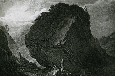 'Bowder Stone, Borrowdale, Lake District' Art Print | Art.com