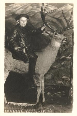 Guy Riding A Deer