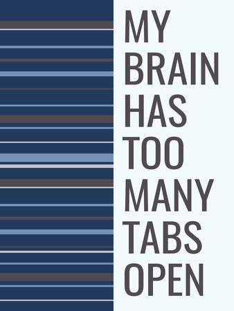 'Brain Tabs' Art Print - Diane Stimson | Art.com