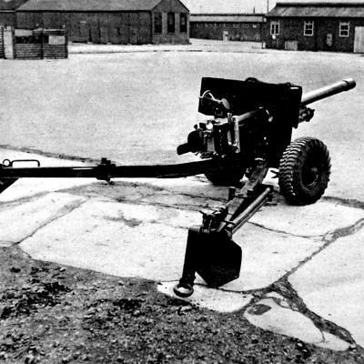 'British 6-Pounder Anti-Tank Gun; Second World War, 1944' Photographic ...