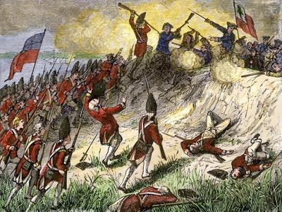 Revolutionary War Battle Painting