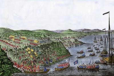 'British Capturing Quebec in the Battle of the Plains of Abraham ...