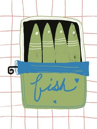 Tinned Fish One Giclee Print - Bronwyn Baker | Art.com