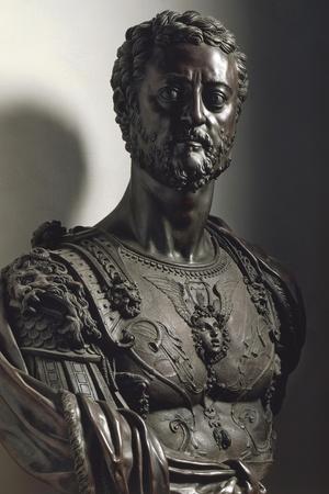 'Bronze Bust of Cosimo I De Medici' Giclee Print | Art.com
