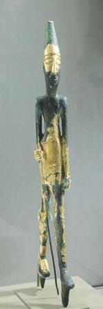 Bronze Statuette Representing Walking Male Figure, from Temple of the ...