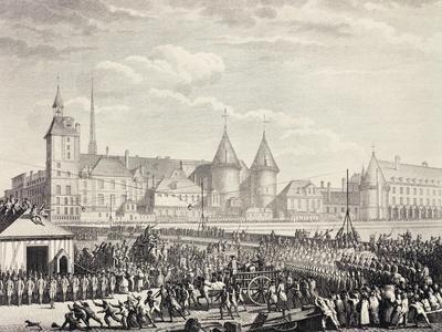 'Brothers Agasse Being Led to their Execution, February 8, 1790, French ...