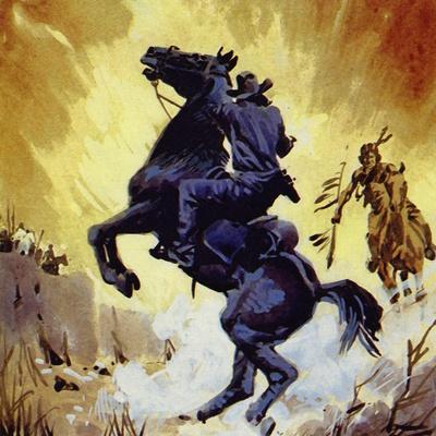 'Buffalo Bill Battled Yellow Hand, Leader of the Cheyennes' Giclee ...