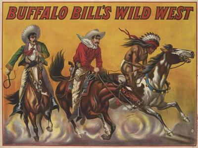 'Buffalo Bill's wild west' Giclee Print | Art.com