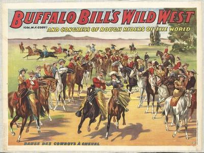 'Buffalo Bill's wild west' Giclee Print | Art.com