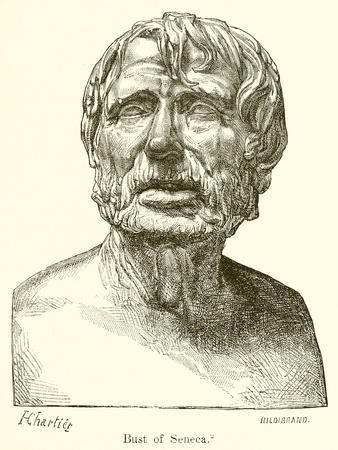 'Bust of Seneca' Giclee Print | Art.com