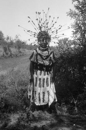 'Native American People and Tribal Roundhouse and Ceremonial Attire ...