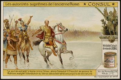 'Caesar Crosses Rubicon' Art Print | Art.com