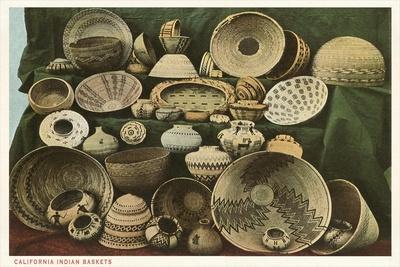 California Indian Baskets Art Print | Art.com