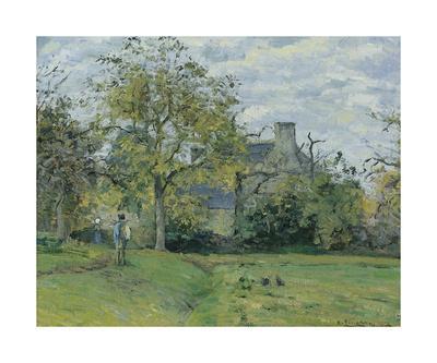 Piette's house in Montfoucault, 1874 Premium Giclee Print - Camille ...