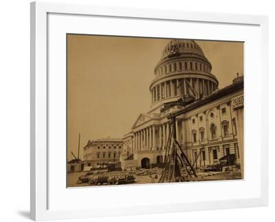 'Capitol under Construction, Washington, D.C., c.1863' Photo - Andrew J ...