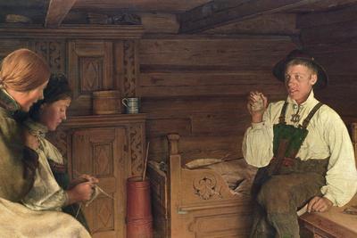 'The Card Artist' Giclee Print - Carl Sundt-Hansen | Art.com