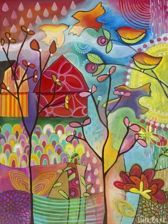 'Red House 1' Giclee Print - Carla Bank | Art.com